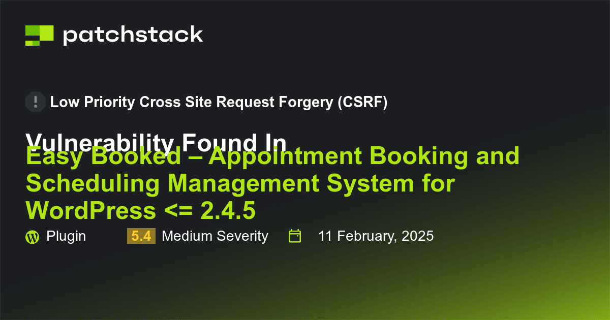 WordPress Easy Booked Plugin